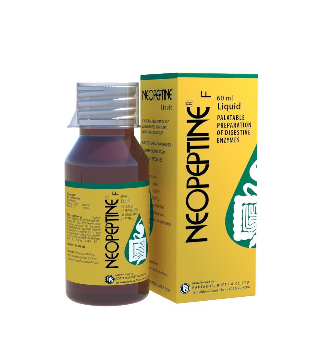 Neopeptine F Liquid Siro Raptakos (c/60ml)