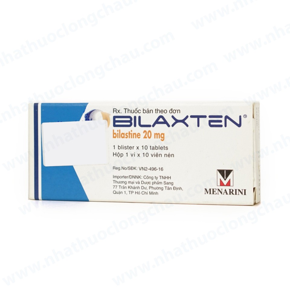 Bilaxten Bilastin 20mg Menarini (h/10v)
