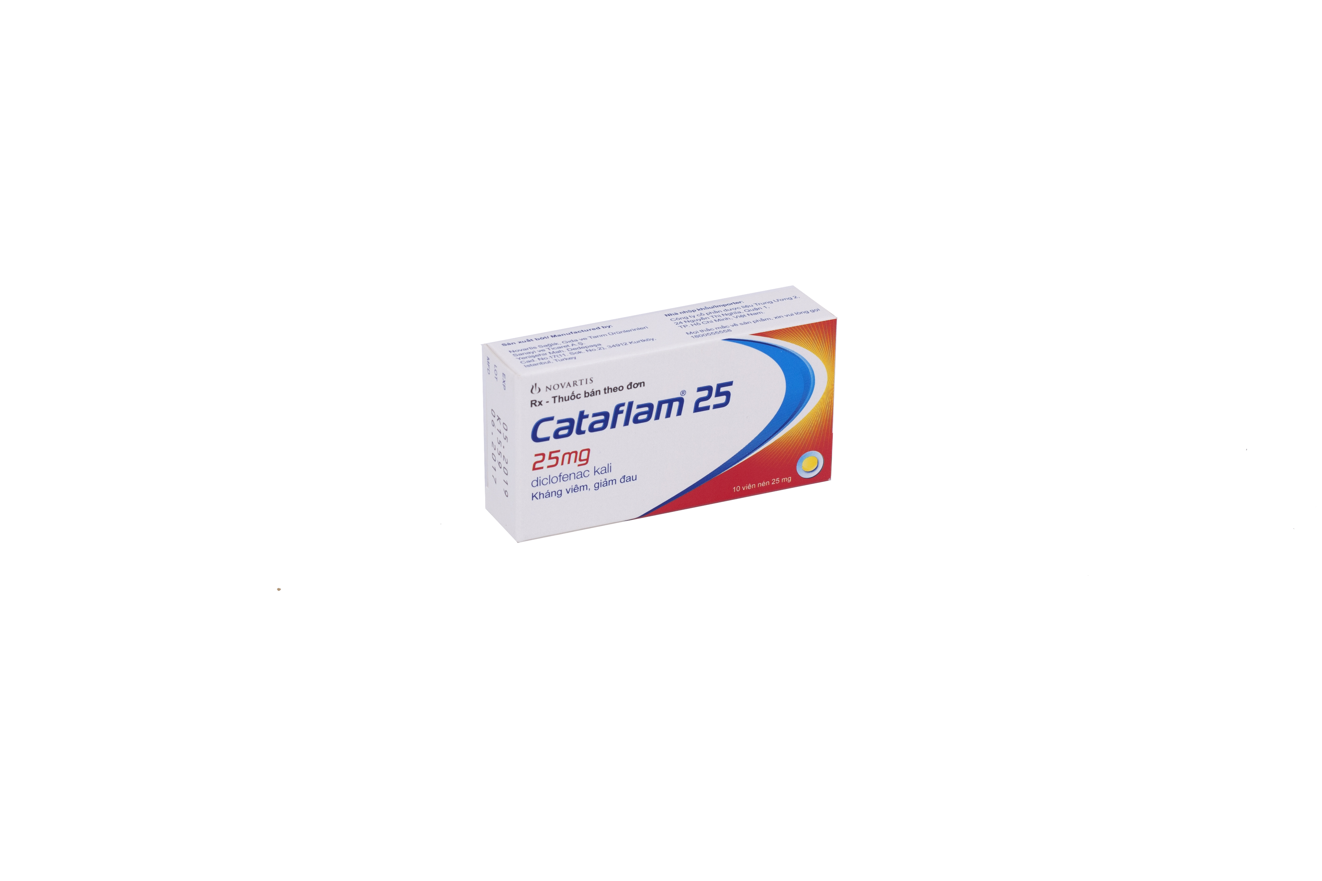 Cataflam 25mg Novartis (h/10v)