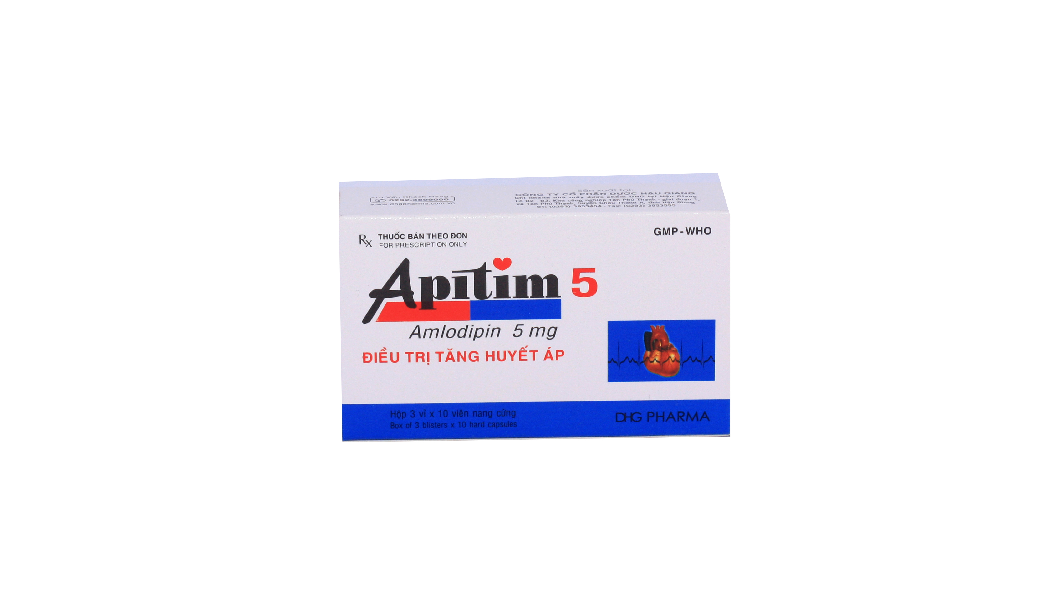 Apitim Amlodipin 5mg Dhg (h/30v)