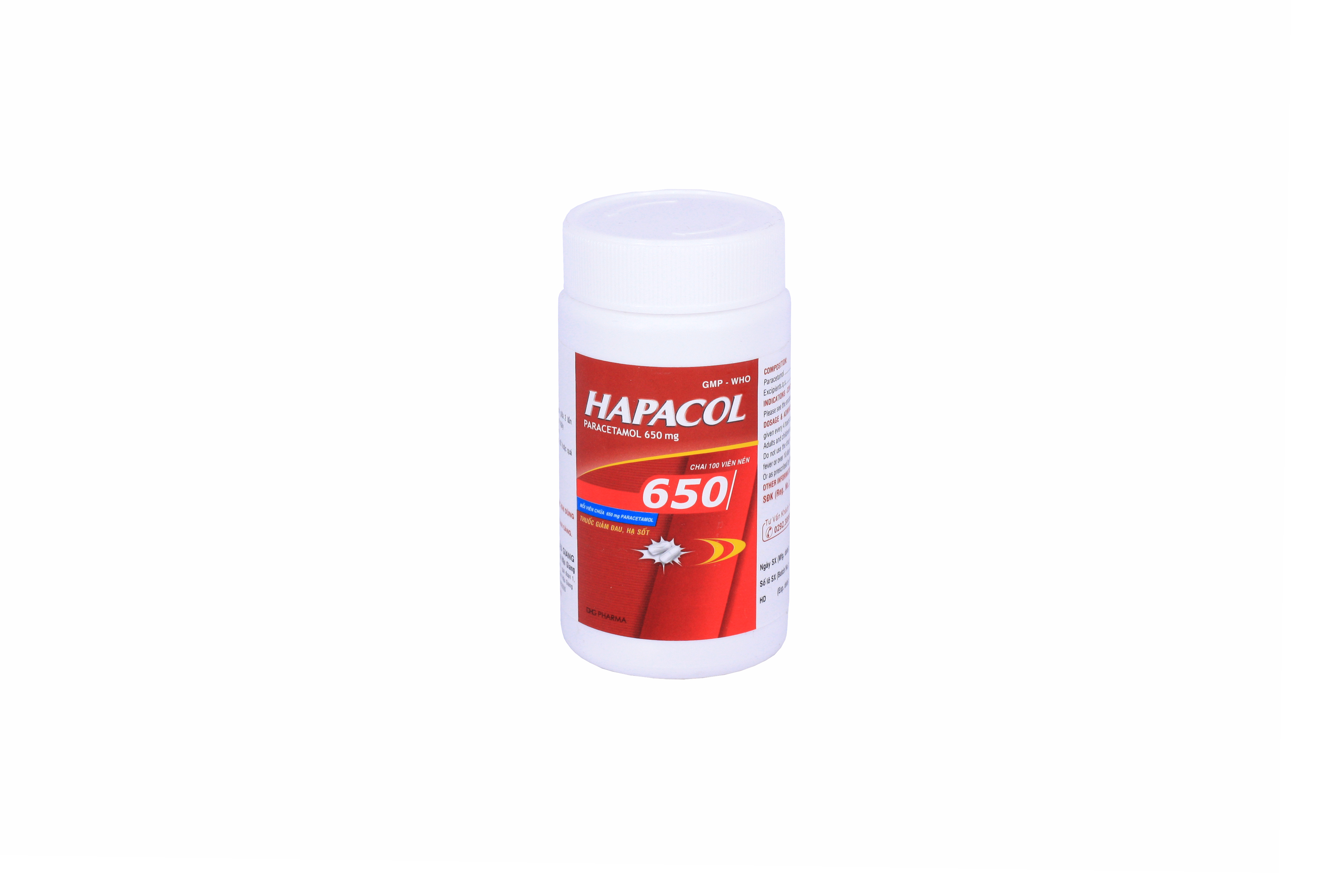 Hapacol 650mg Dhg (c/100v)