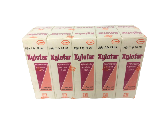 Xylofar xylometazolin 5mg pharmedic (lốc/10c/10ml)