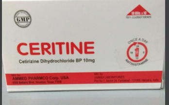 Ceritine 10mg Ammed Pharmco (h/100v)