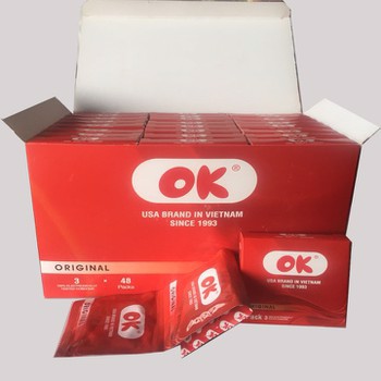 Bao Cao Su Ok Original (h/48h/3c) (đỏ)