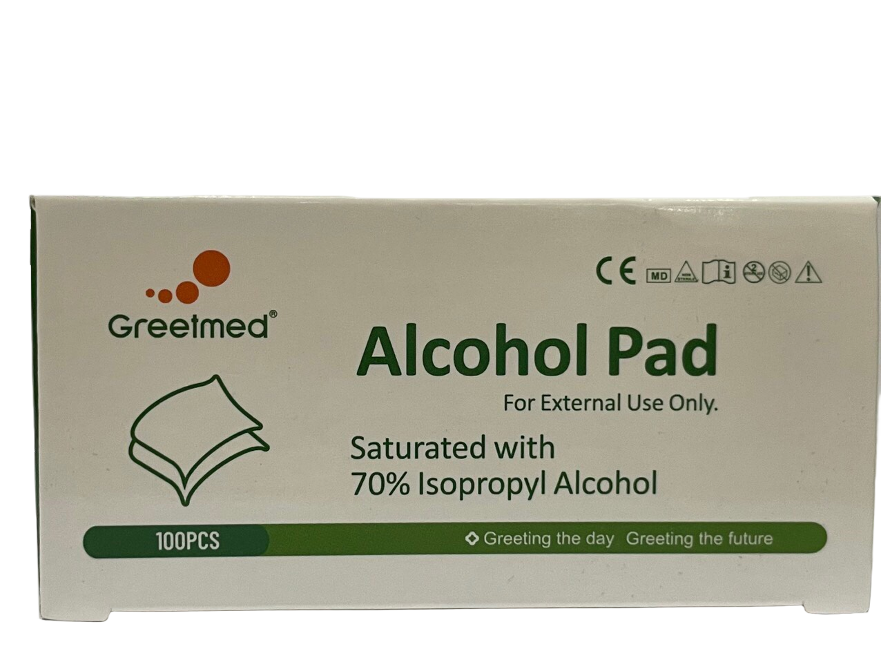 Bông Tẩm Cồn Alcohol Pads Greetmed (h/100m)