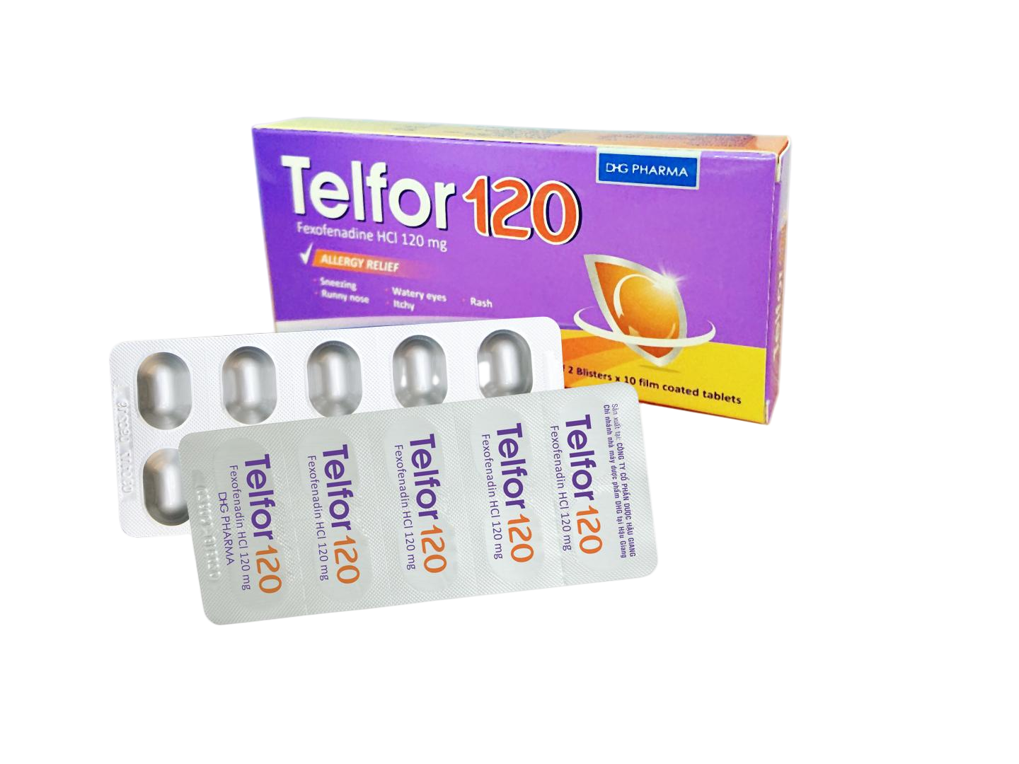 Telfor 120 Fexofenadin 120mg Dhg (h/20v)